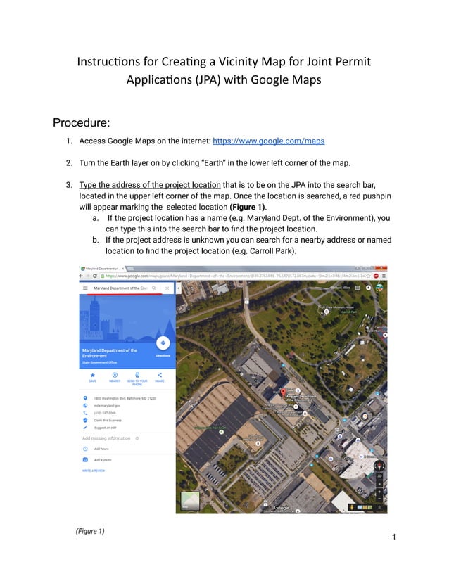Creating a Vicinity Map With Google Maps | PDF