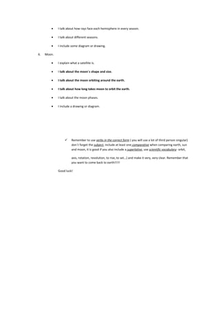 Instructions for final task | DOC