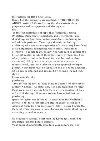 Instructions for HIST 1305 EssayUsing 4 of the primary texts suppl.docx