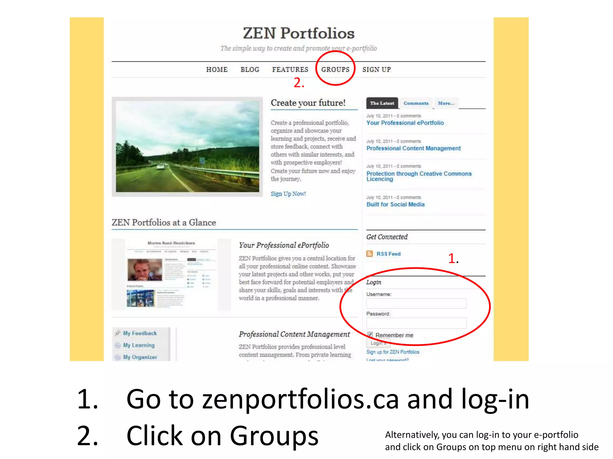 Instructions for setting up projects using zen portfolios | PPT