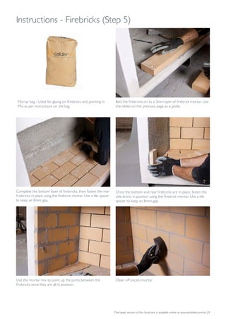 Instructions Garden Fireplace | PDF