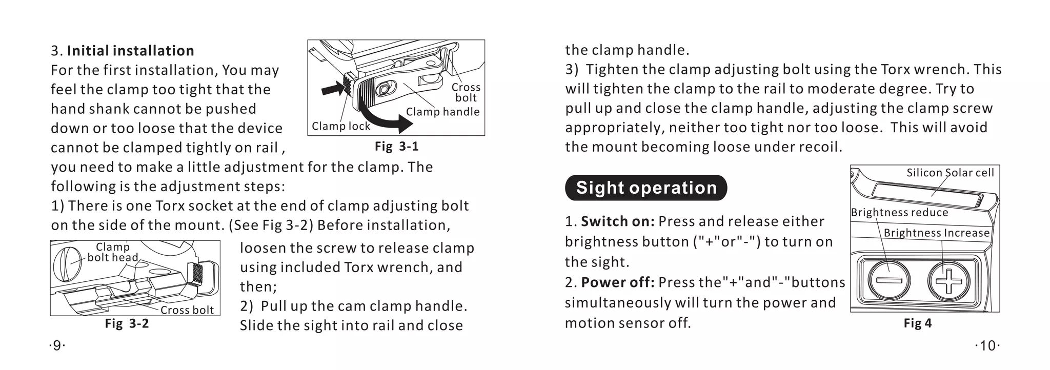 Instructions | Holosun HS515CU Red Dot Sight | PDF
