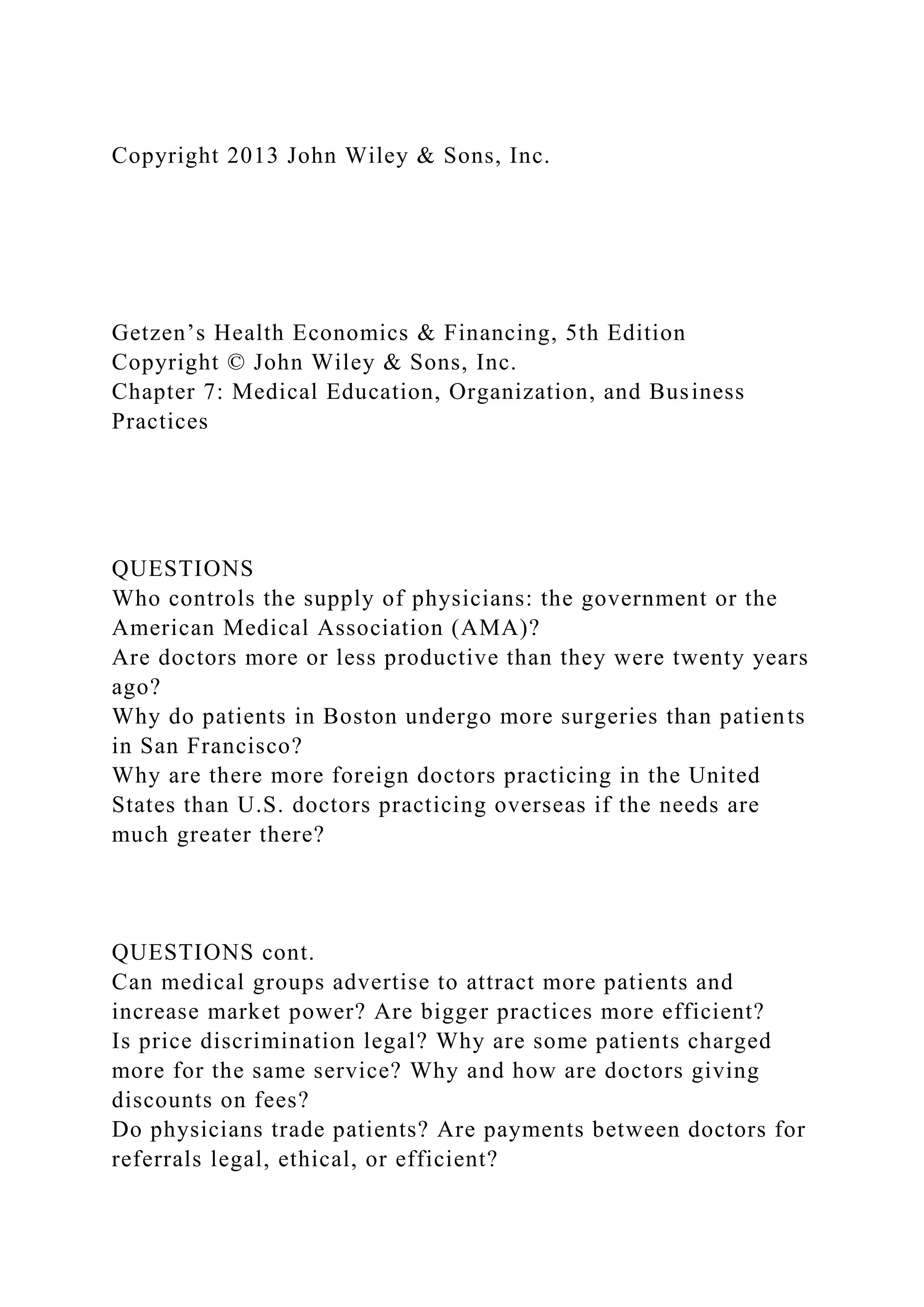 Instructions In a typed document, answer 5 of the 6 questions .docx