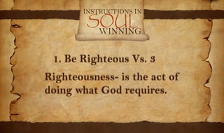 Instructions in Soulwinning | PPTX