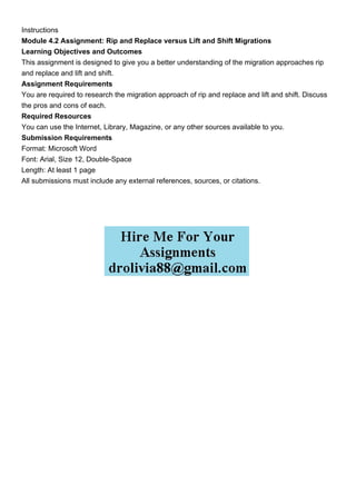 Instructions Module 42 Assignment Rip and Replace versus L.pdf