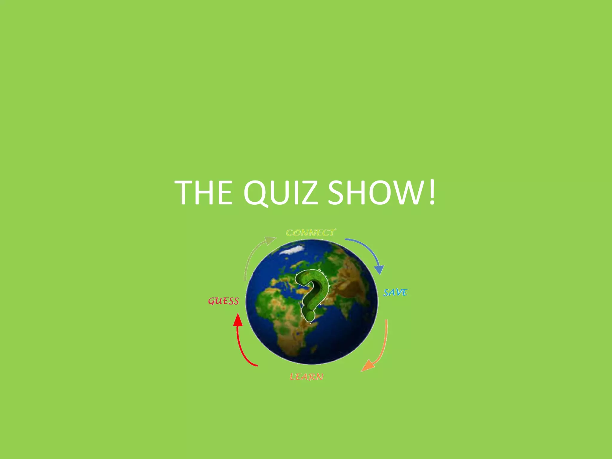 Instructions of the quiz show | PPSX