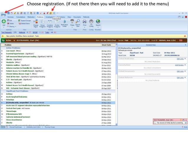 Instructions on generating PIN NUMBERS for patients | PPTX