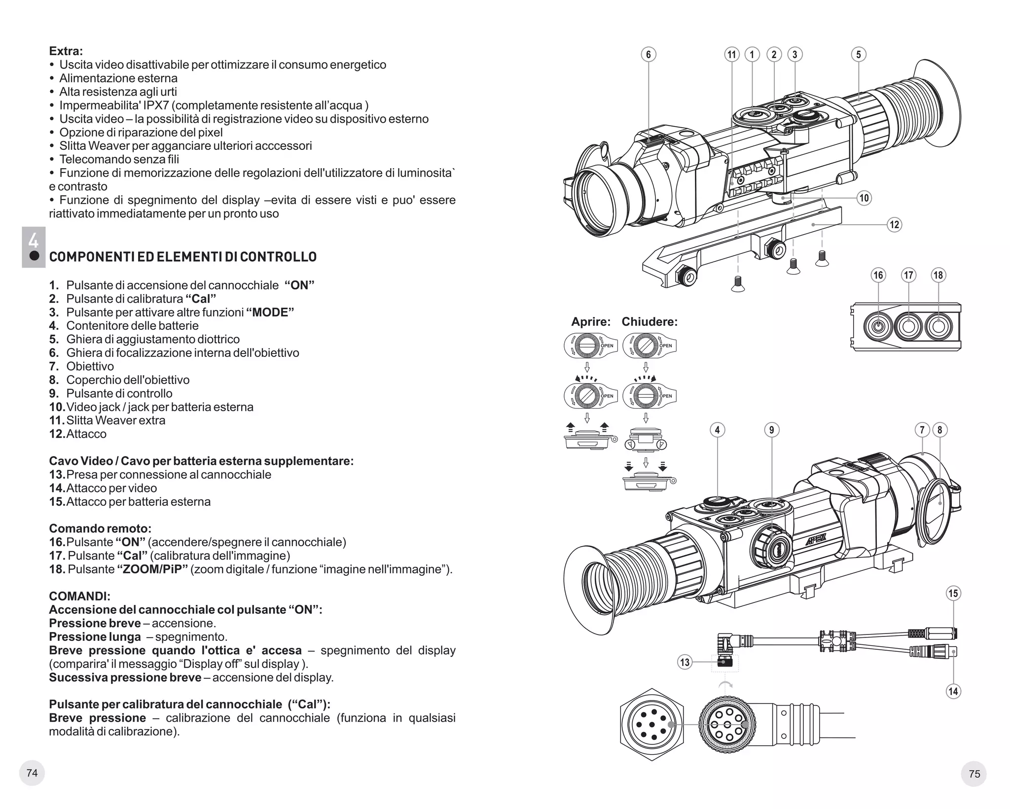 Instructions PULSAR Apex Thermal Sights | Optics Trade | PDF
