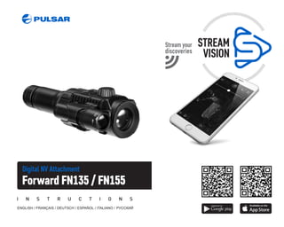 Instruction manual | Pulsar Forward Digital NV | Optics Trade | PPT