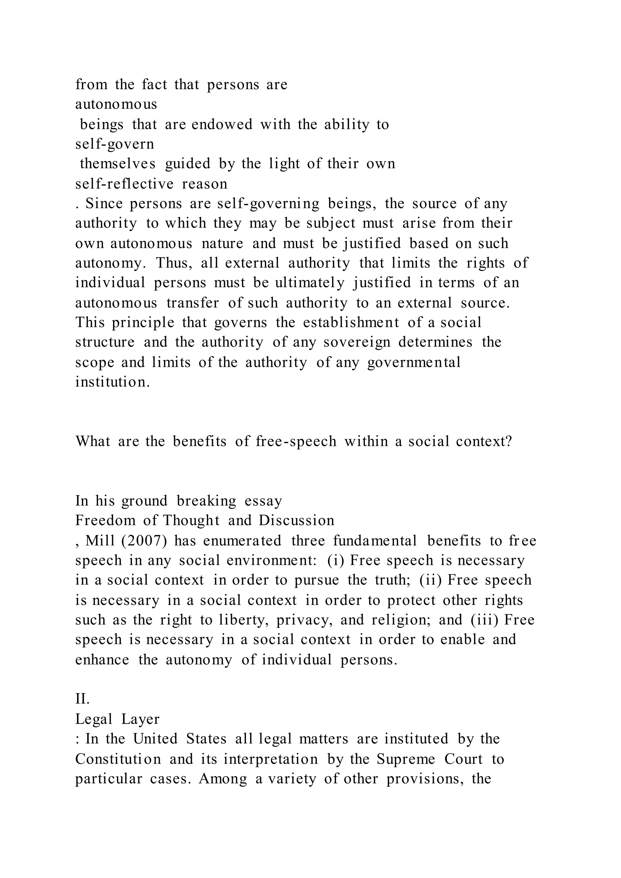 Instructions Short writing assignments must be no less than | PDF