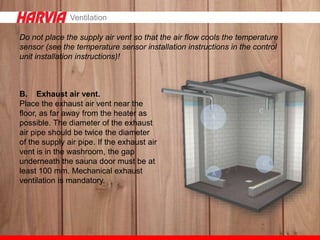 Instructions for building a sauna | PPTX
