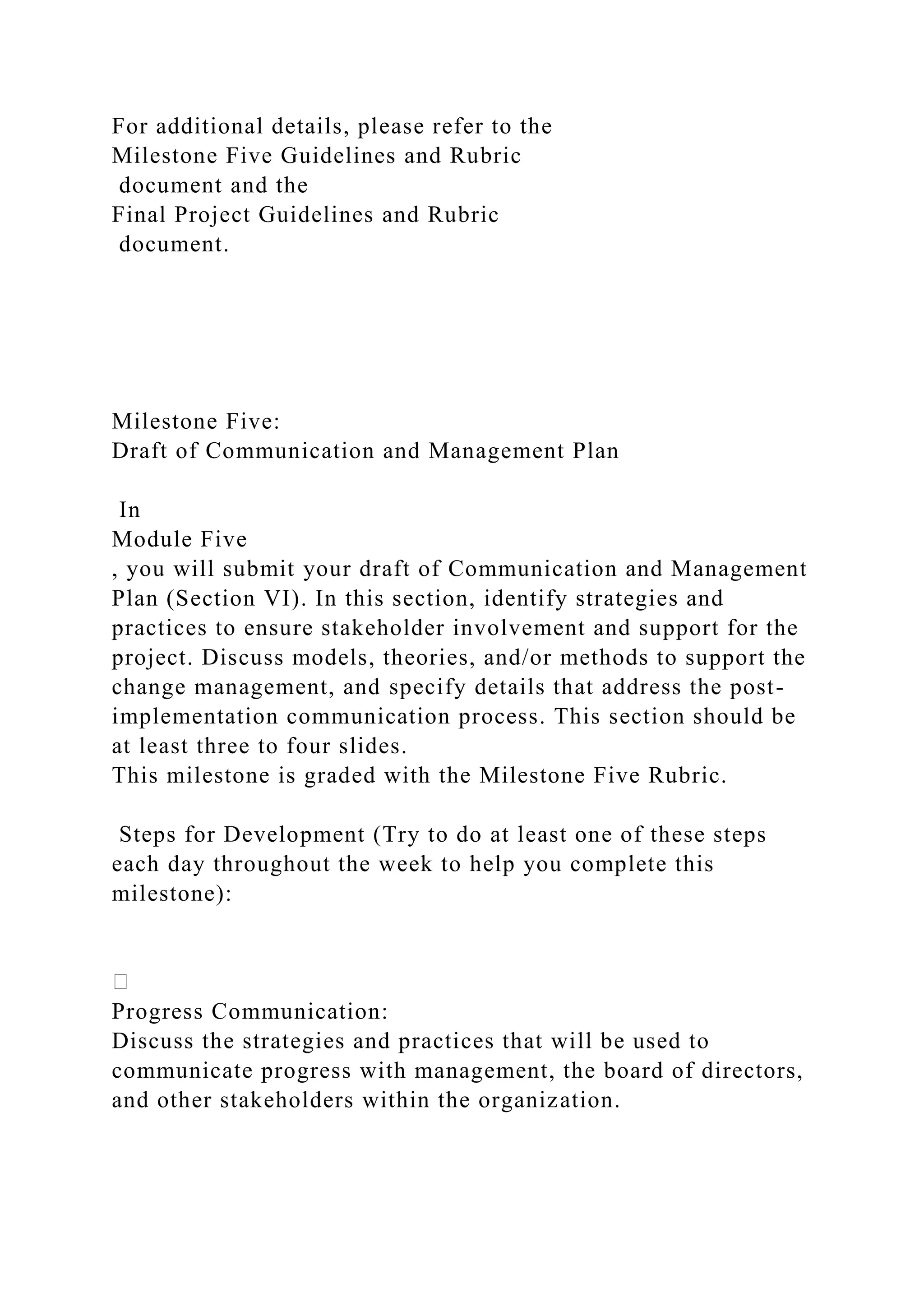 InstructionsSubmit your draft of Communication and Management Pl.docx