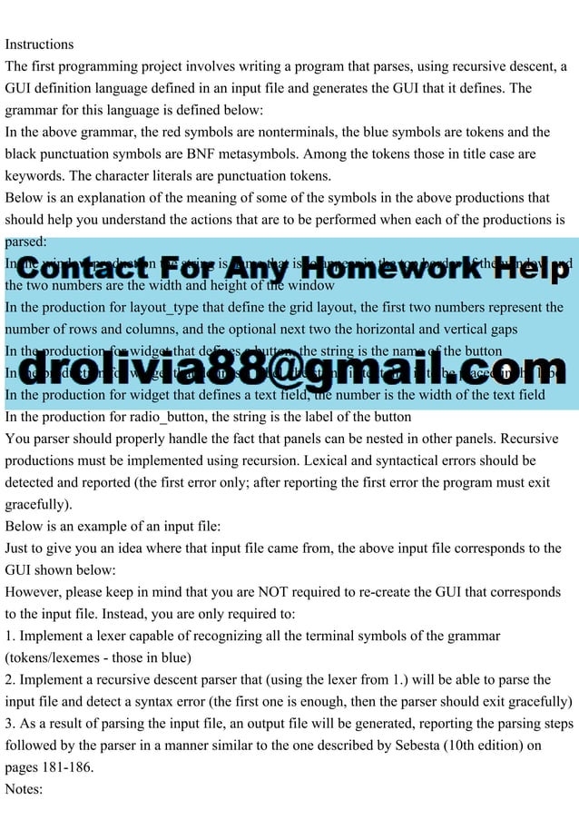 InstructionsThe first programming project involves writing a progr.pdf ...