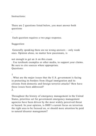 InstructionsThere are 2 questions listed below, you must answ.docx