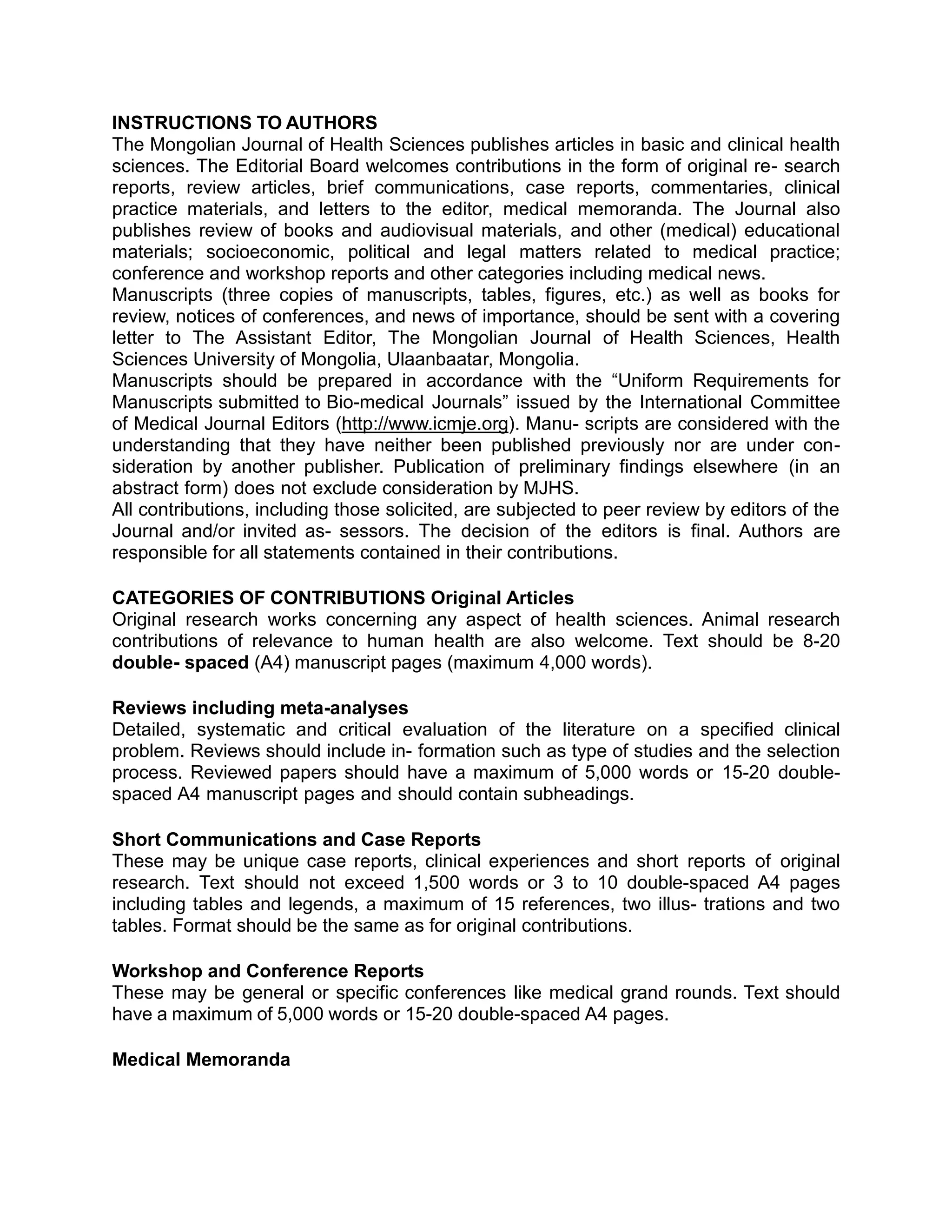 Instructions to authors | DOCX