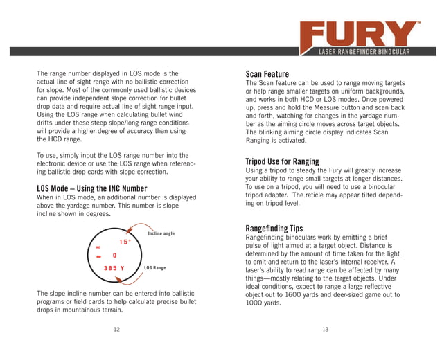 Instructions | Vortex Fury Binoculars | Optics Trade | PDF | Eye and ...