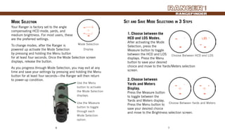 Instructions | Vortex Ranger 1300 Rangefinder | PDF