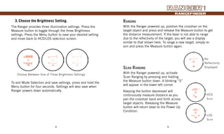 Instructions | Vortex Ranger 1300 Rangefinder | PDF