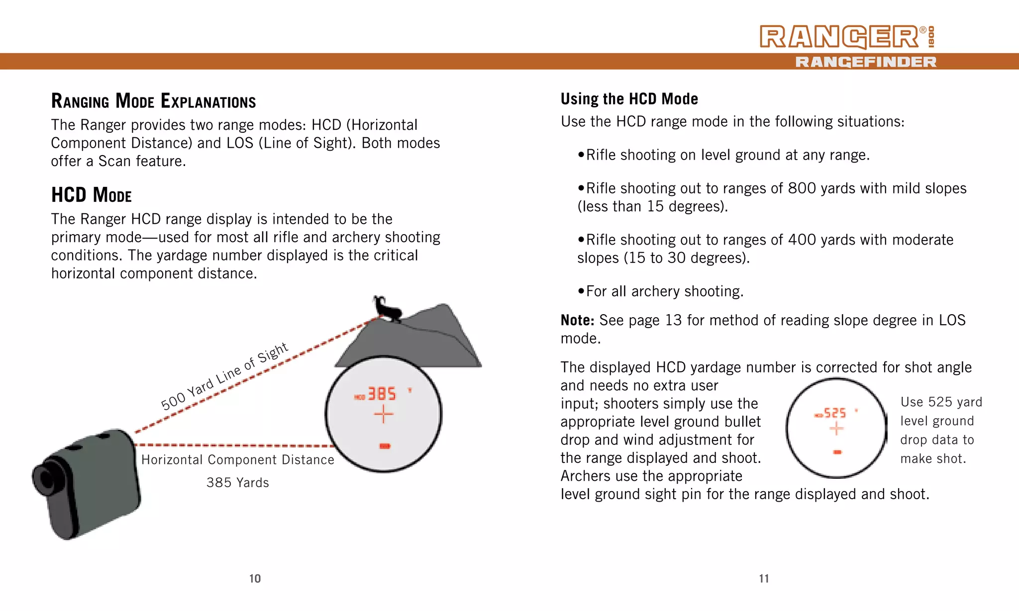 Instructions | Vortex Ranger 1800 Rangefinder | PDF | Arms & Ammunition | Sensitive Topics
