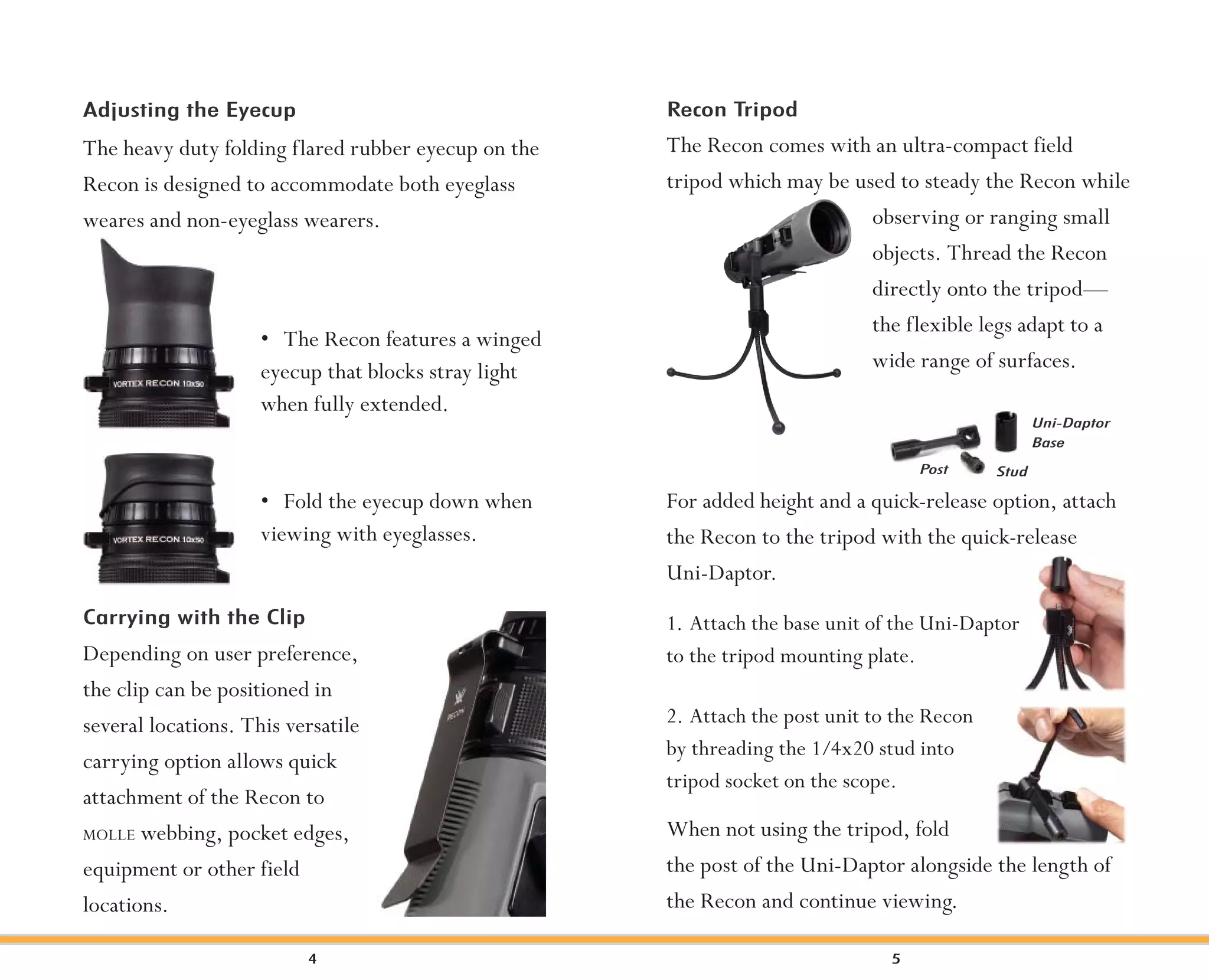 Instructions VORTEX RECON R/T Tactical Scope | Optics Trade | PDF