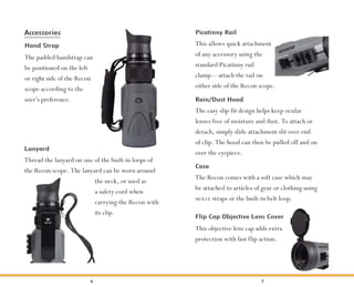 Instructions VORTEX RECON R/T Tactical Scope | Optics Trade | PDF