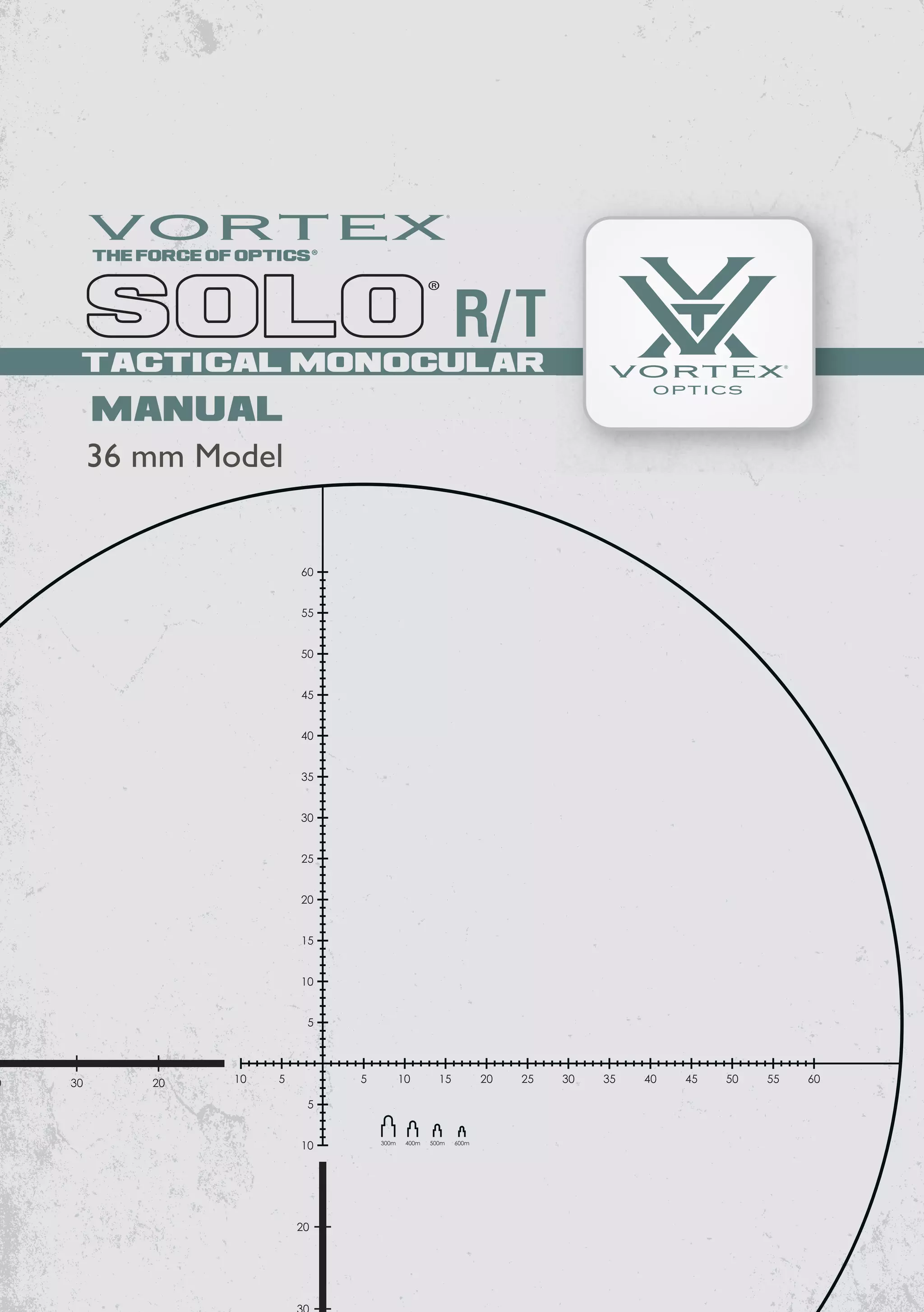 Instructions VORTEX SOLO R-T 36mm Tactical Monocular | Optics Trade | PDF