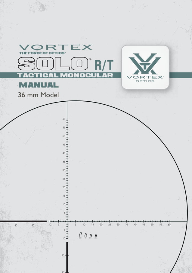 Instructions VORTEX SOLO R-T 36mm Tactical Monocular | Optics Trade | PDF