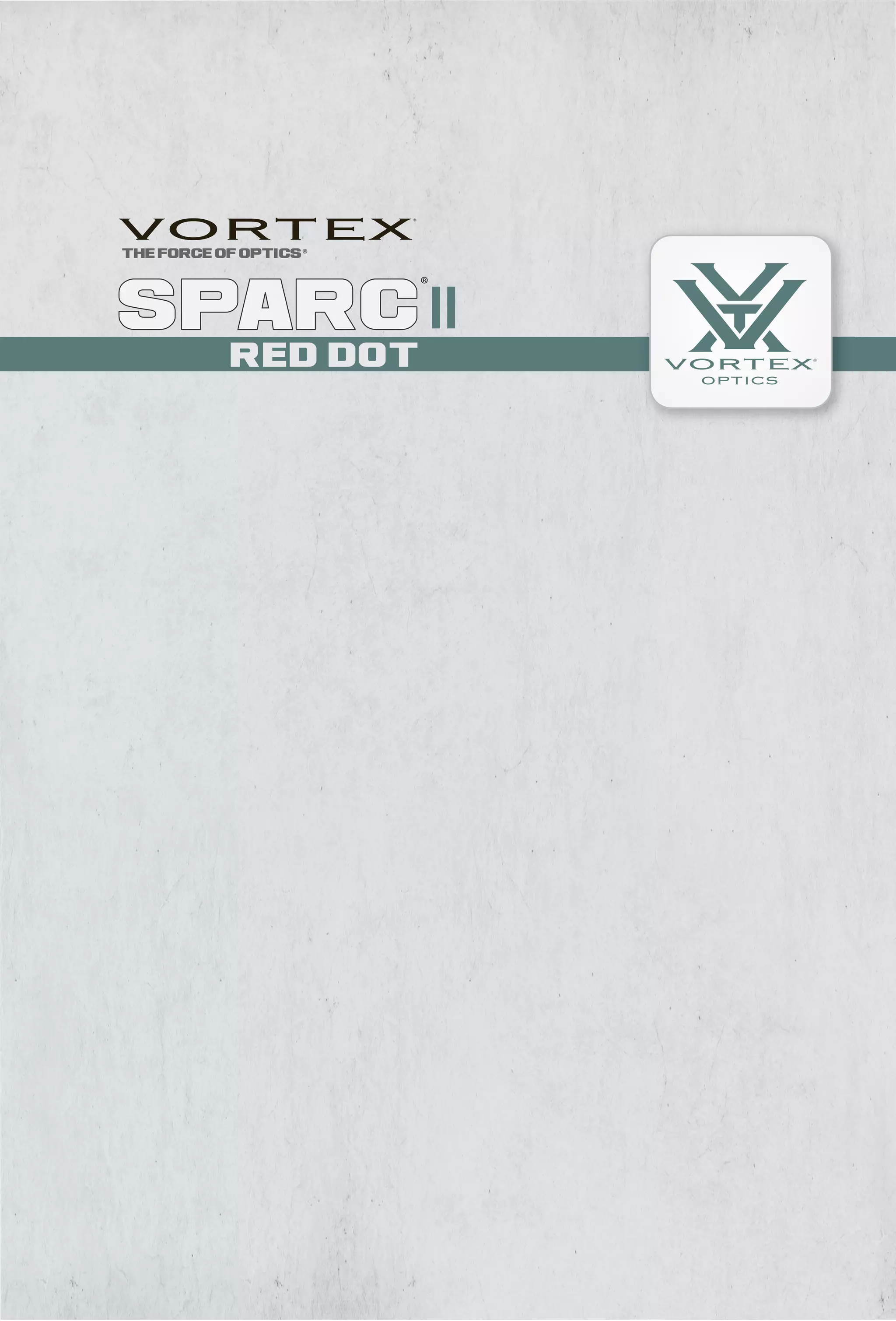 Instructions VORTEX SPARC II Red Dot | Optics Trade | PDF