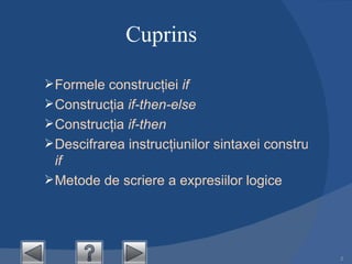 Instructiunea if | PPT