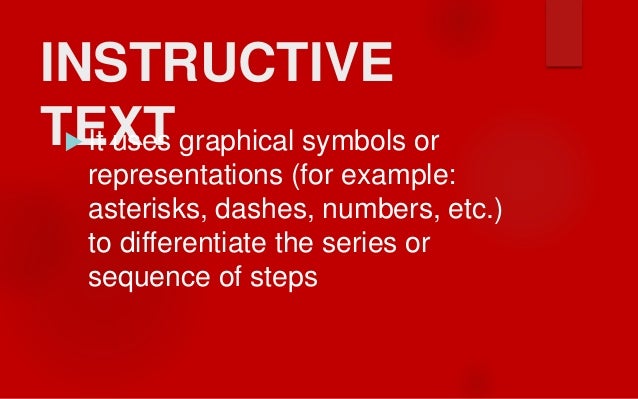 Instructieve Tekst