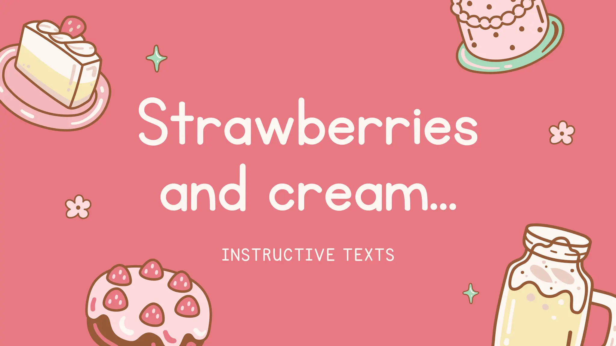 Instructive texts fresas con crema...pdf
