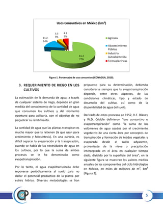 Estimación de las demandas de consumo de agua | PDF