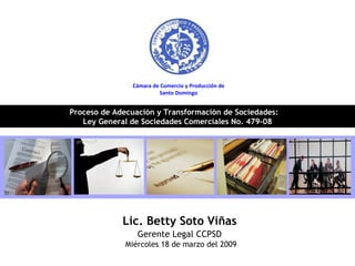 Instructivo Ley 479 08 | PPT