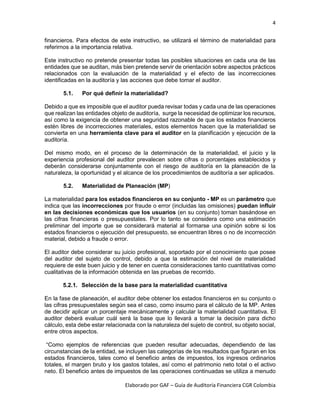 Instructivo Nro 2 cálculo de la materialidad | PDF