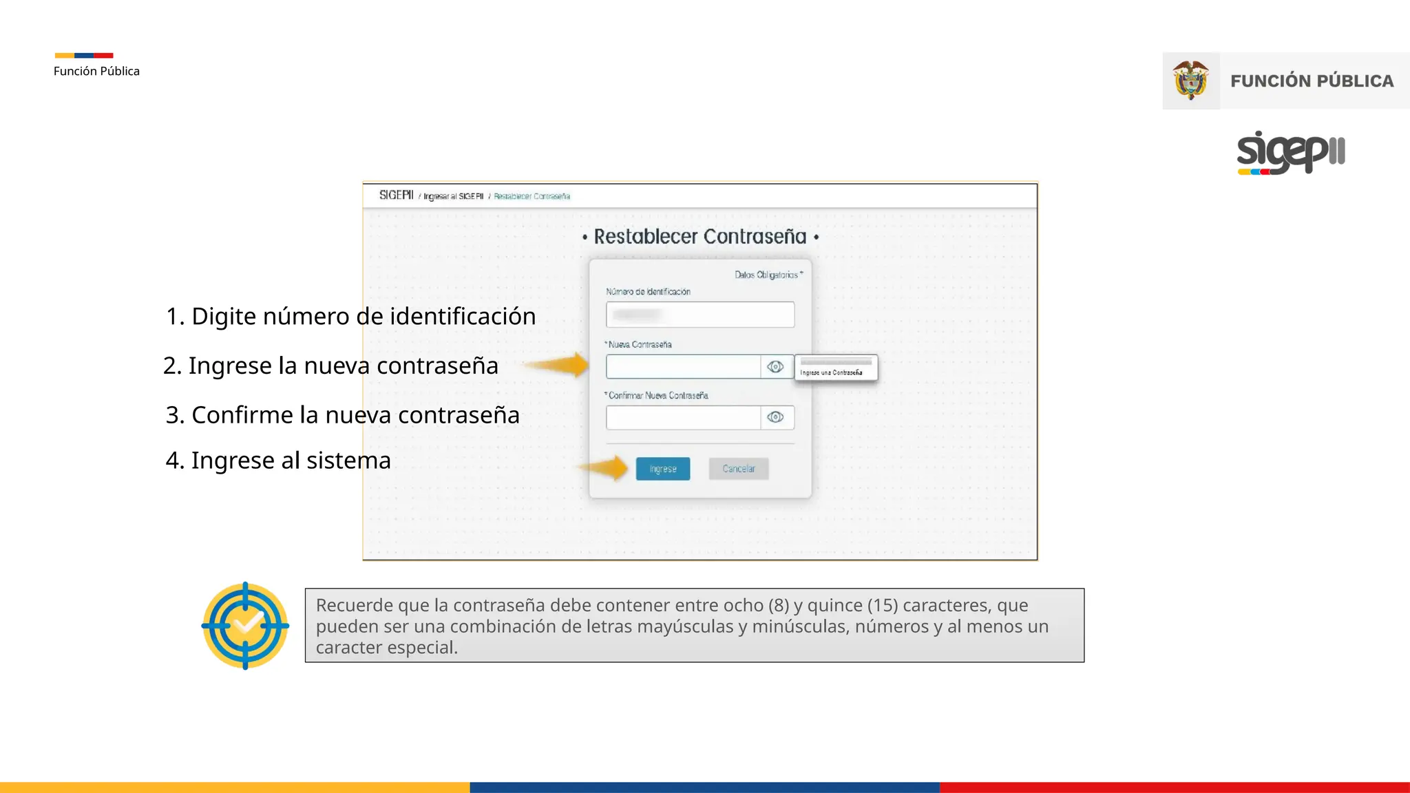 Instructivo SIGEP II para el ingreso a la plataforma | PPTX