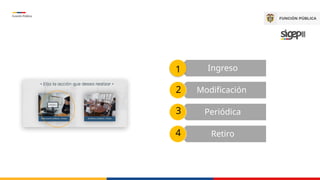 Instructivo SIGEP II para el ingreso a la plataforma | PPTX