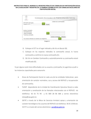 Instructivo uso repuce _primera asamblea | PDF