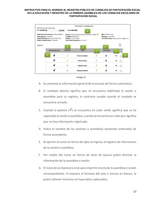 Instructivo uso repuce _primera asamblea | PDF