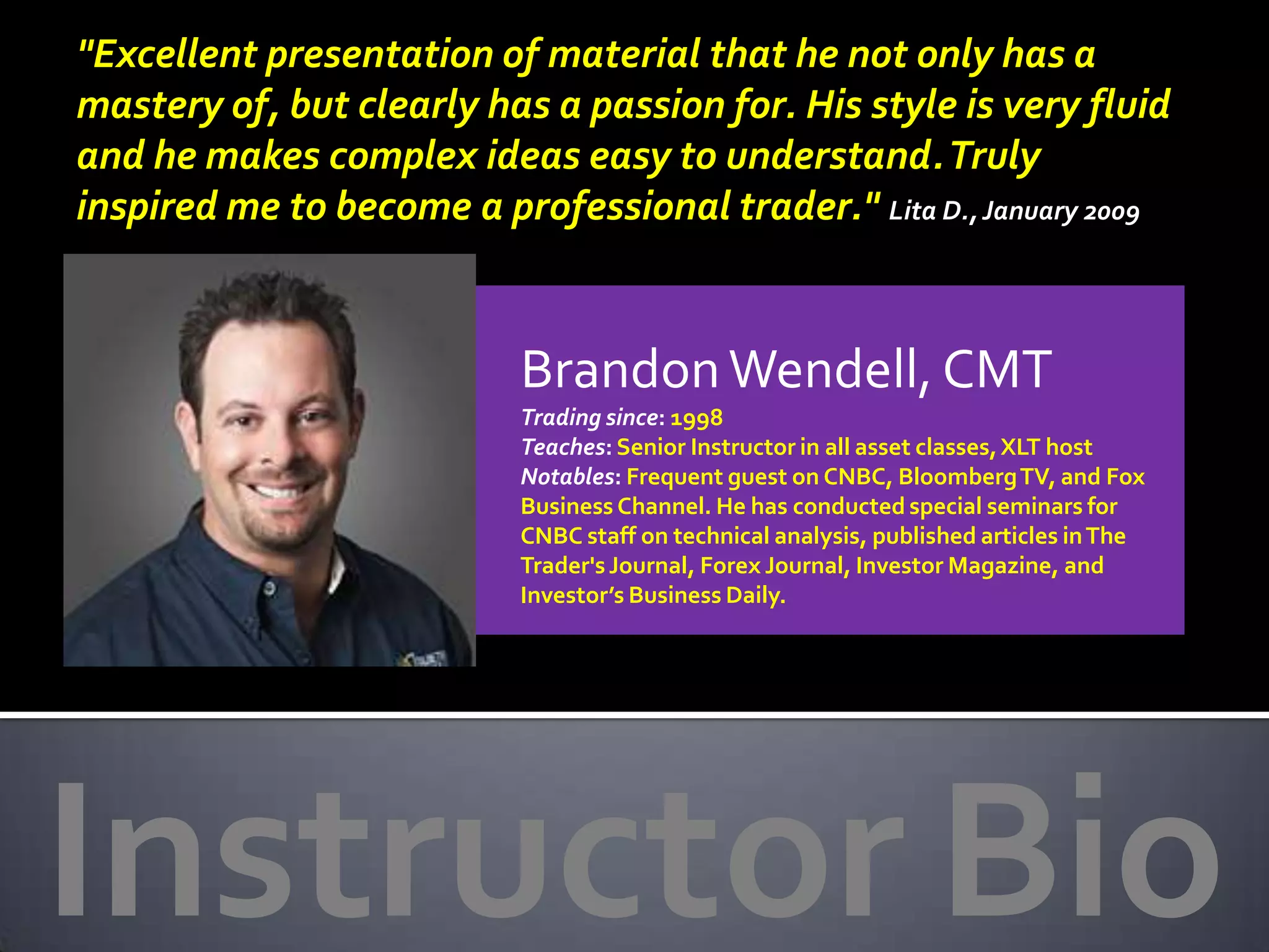 Instructor Bios1205 | PPTX