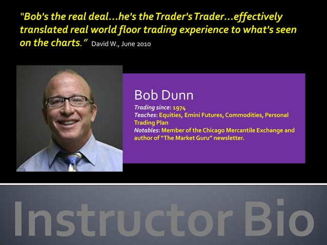 OTA Instructor Bios | PPTX