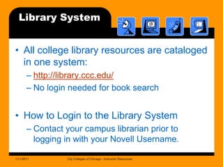 Instructor resources presentation | PPT