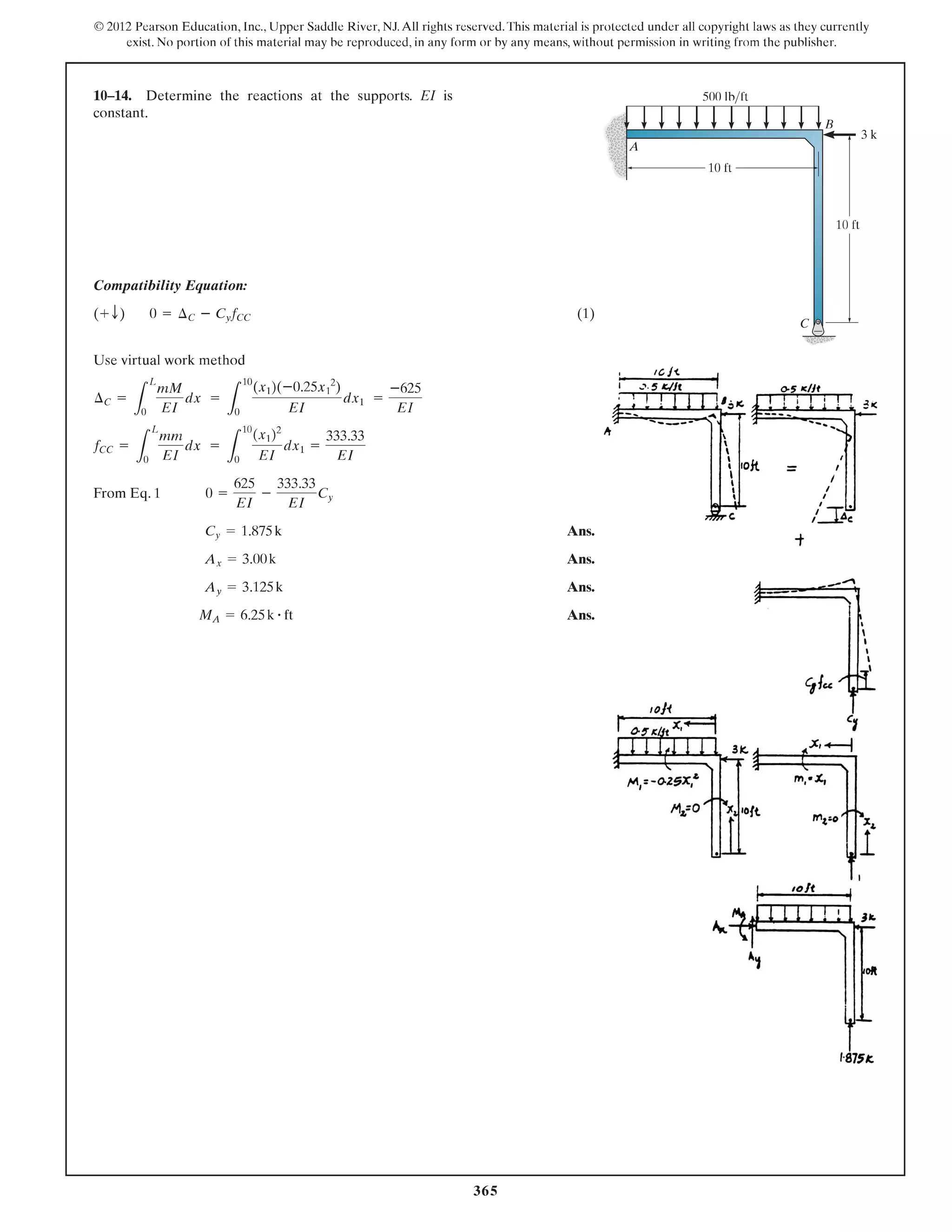 Instructor solution manual for chapter 10 indeterminate structures ...