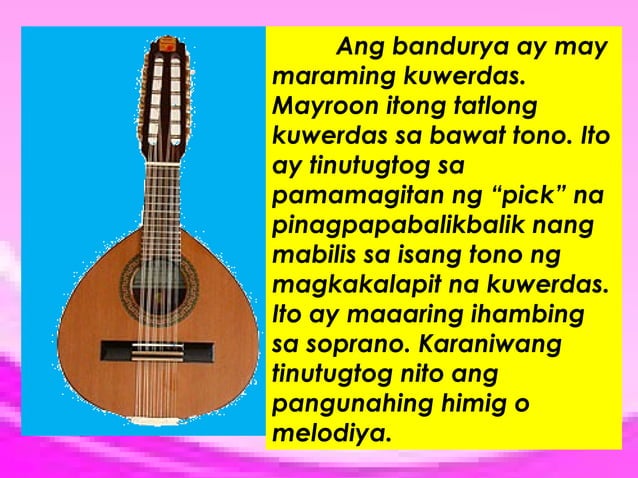 Mga Instrumentong Rondalya | PPT