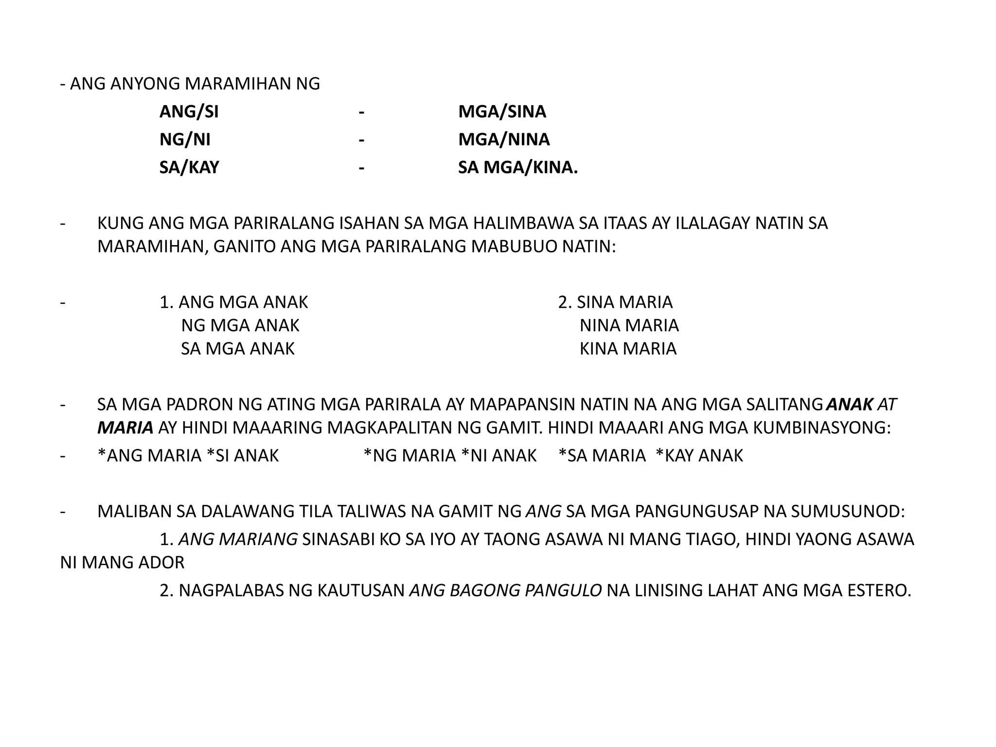 Instruktura ng wika | PPTX