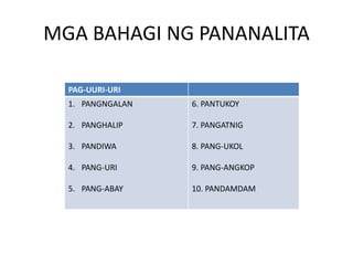 Instruktura ng wika | PPTX