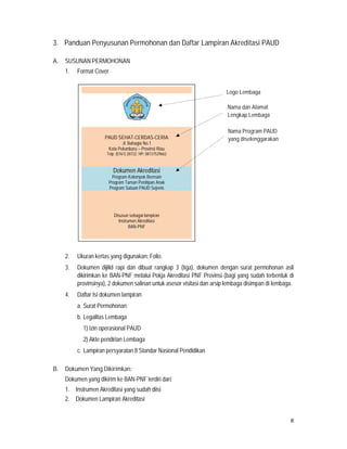 Instrumen akreditasi paud ban pnf 2014 | PDF
