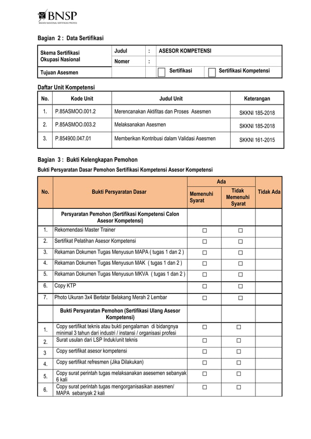 Instrumen Asesmen Askom | PDF