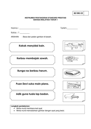 Instrumen bm tahun 1 | PDF