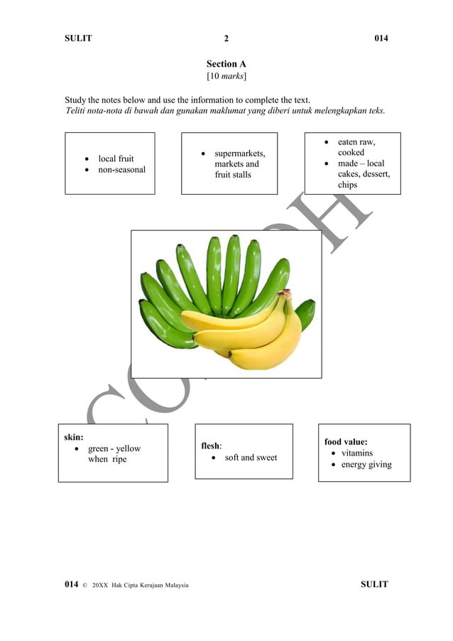 UPSR SAMPLE WRITING PAPER-2016 | PDF | Free Download