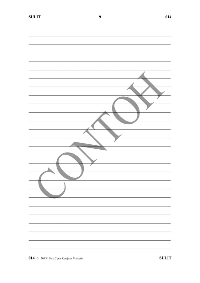 UPSR SAMPLE WRITING PAPER-2016 | PDF